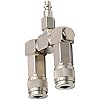 FIXSMITH Air Hose Connector- 2 Way Air Hose Splitter,1/4 in NPT, Air ...