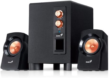 Amazon.com: GENIUS Power 3-Piece PC Speaker System (SW-2.1 360 ...