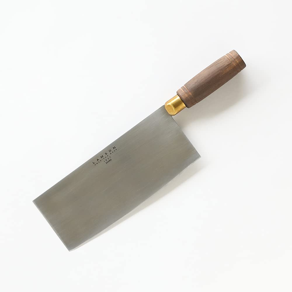 Lamson 8 Chinese Vegetable Cleaver With Walnut Handle | Desertcart INDIA