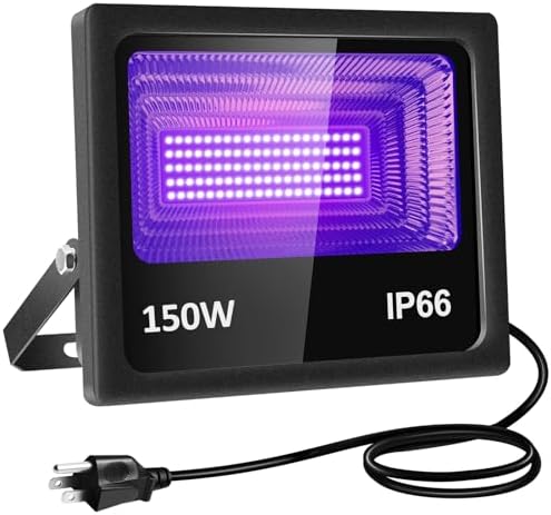 ZHMA 40W LED Black Light,Black Lights for Glow Party,Outdoor Blacklight ...