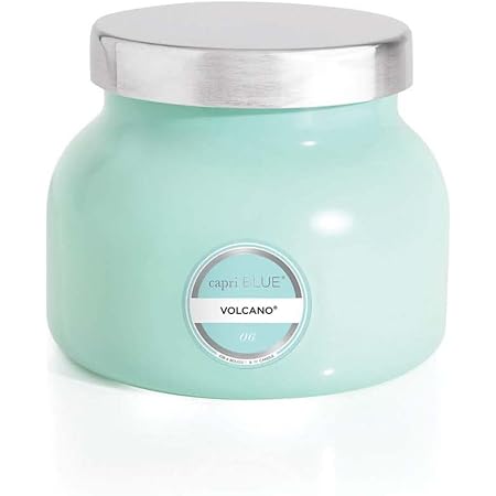 Amazon.com: Capri Blue Volcano Candle - Aqua Petite Signature Jar ...