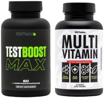 Amazon.com: Sculpt Nation by V Shred Test Boost Max and Multivitamin ...