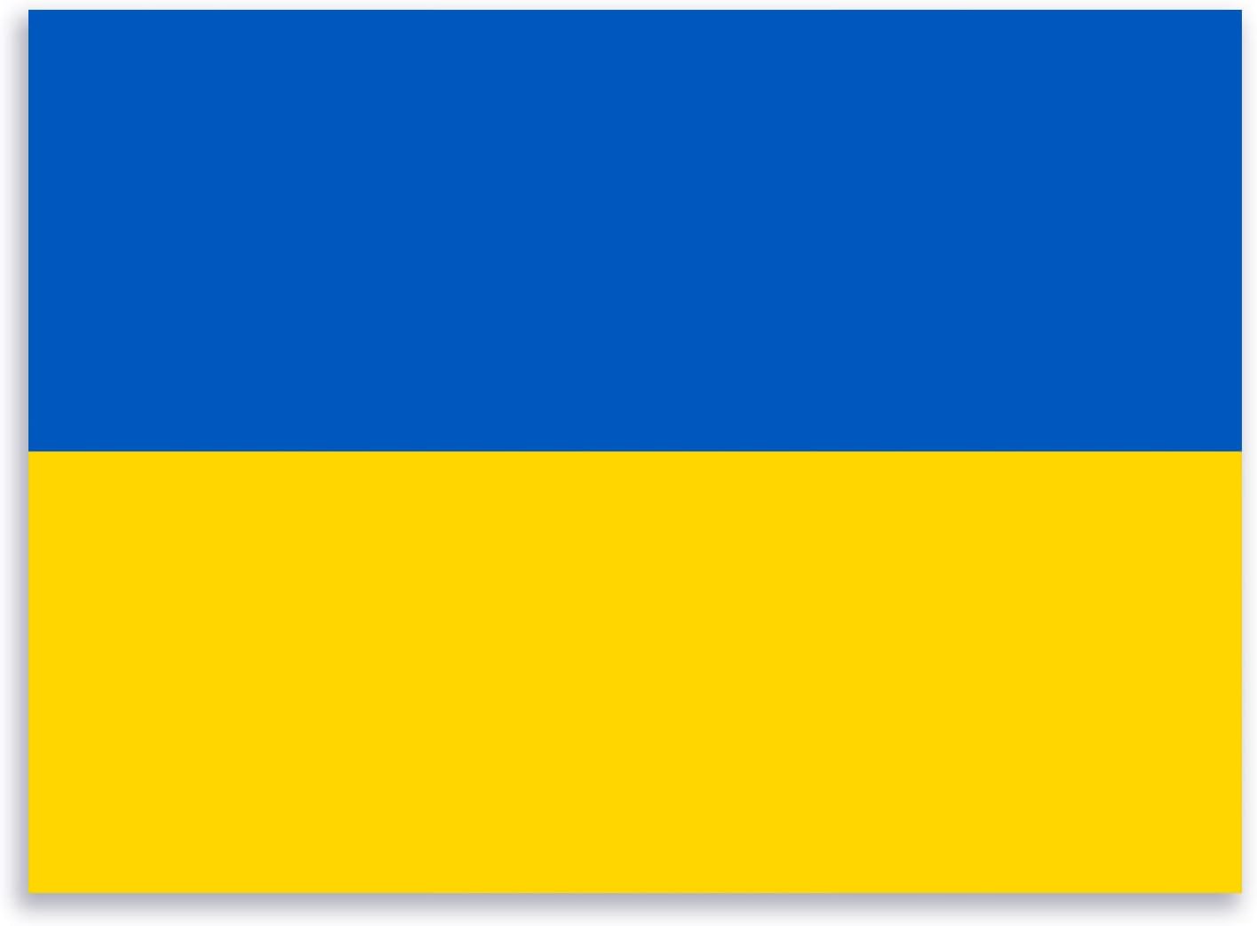 Amazon.com - Ukraine Flag Vinyl Stickers Set of 8 - Ukraine No war ...