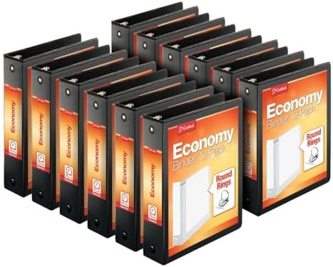 Cardinal Economy 3-Ring Binders, 2", Round Rings, Holds 475 Sheets ...