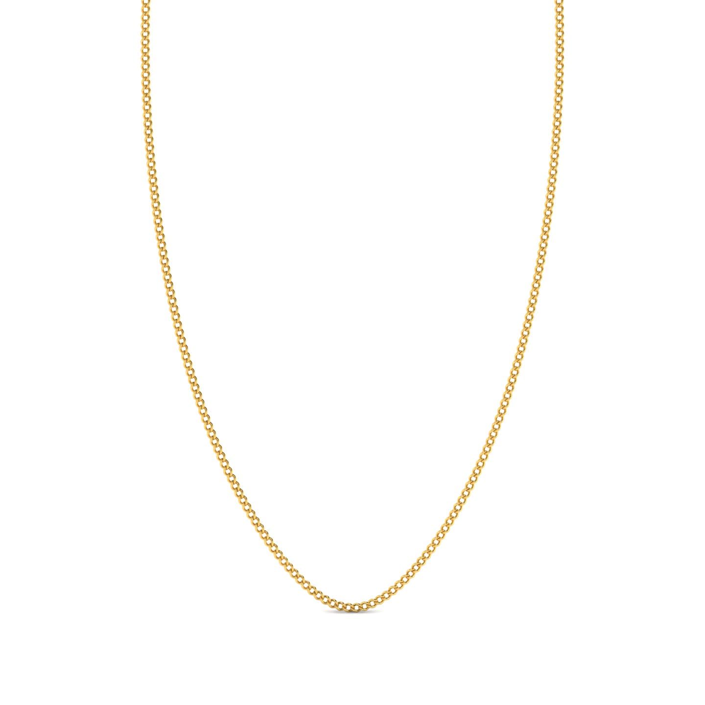 LORDS JEWELS 18kt Gold Chain 1.47 Gram BIS Hallmarked 18 inch Yellow ...