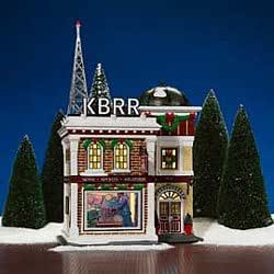 Amazon.com: Dept 56 KBRR TV Station: Holiday Collectible Buildings ...