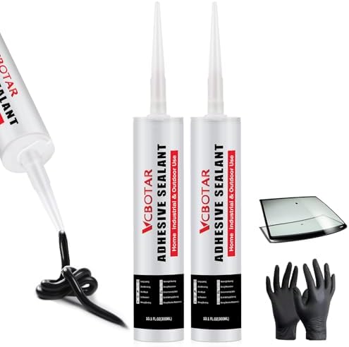 Amazon.com: [2 Pack] Polyurethane Windshield Adhesive - Quick Curing ...