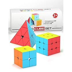 Amazon.com: Vdealen Speed Cube Set, Cube Bundle 2x2x2 3x3x3 Pyramid ...