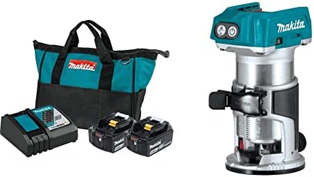Makita BL1850BDC2 18V LXT Lithium-Ion Battery and Rapid Optimum Charger ...