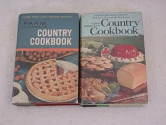Rare Lot of 2 FARM JOURNAL'S COUNTRY COOKBOOK 1959 Deluxe and 1972 ...