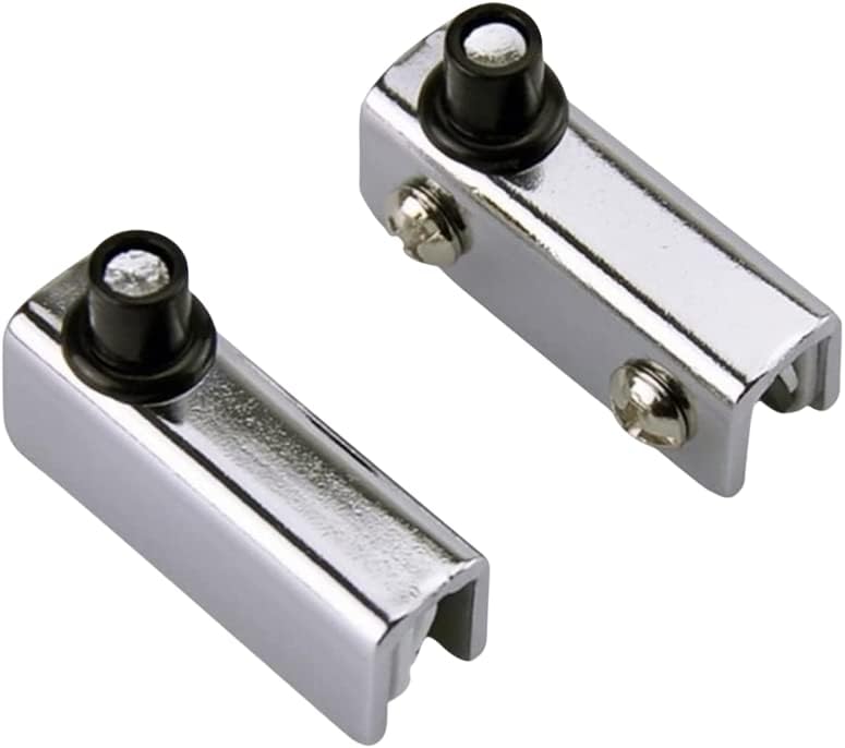 BAZAC 2PCs Glass Door Pivot Hinge,DIY Free Swinging Glass Doors ...