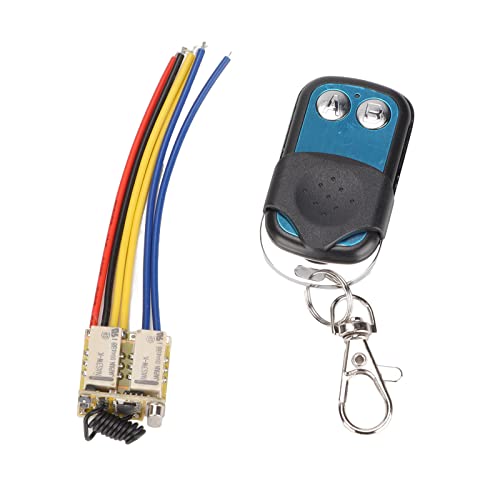 Mini RF 2CH Relay Switch, DC3.712V 2CH 433Mhz RF Wireless Relay Remote ...