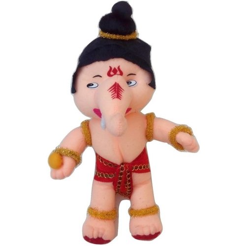 Buy Stylish Gift Cute Indian God Ganesh Ji Stuffed Soft Plush Toy 32 cm ...