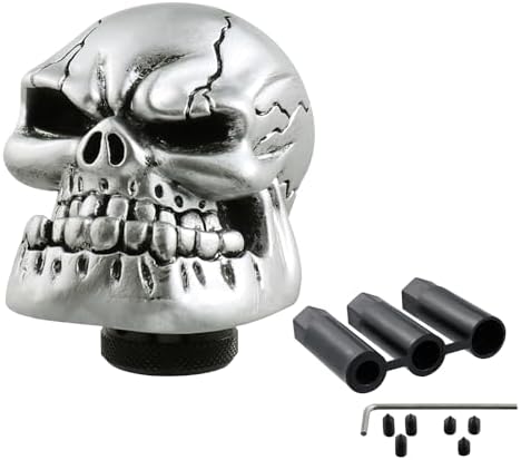 Amazon.com: Bashineng Skull Shift Knob Transmissions Gear Shifter Stick ...