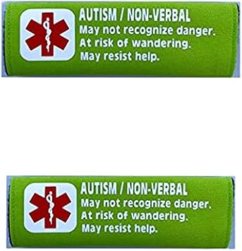 Amazon.com: 2 Pack Non-Verbal Autism Car Seat Harness - Backpack Strap ...