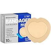 Amazon.com: Large Waterproof Bandages 4x4 Silicone Foam Dressing for ...