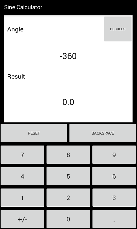 Sine Calculator - App on the Amazon Appstore
