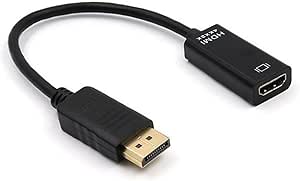 Amazon.com: RIIPOO DisplayPort to HDMI Adapter - DP to HDMI Male to ...