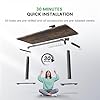Amazon.com: SIAGO Electric Standing Desk Adjustable - 63 x 24 Inch Sit ...