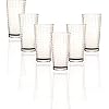 Amazon.com | Circleware Pulse Heavy Base Highball Drinking Glasses ...