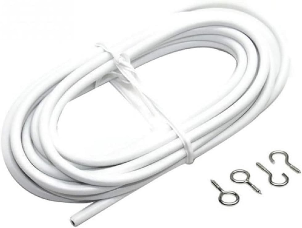 Amazon.com: Practical Boutique 4 m Window Net Curtain Wire Spring Cord ...