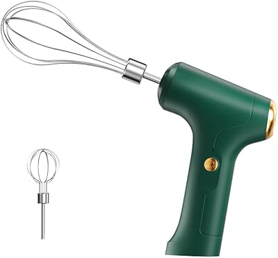 Amazon.com: CHIDOYII Cordless Hand Mixer, Handheld Electric Whisk with ...
