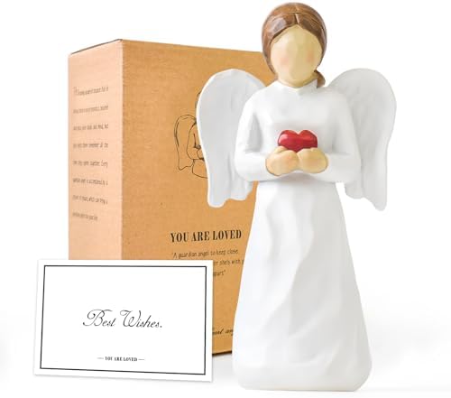 Amazon.com: JIABEIUS Guardian Angel Figurines, Healing Angel Statue ...