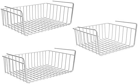 Go Hooked Multipurpose Under Shelf Basket/Coated Iron Under Cabinet ...