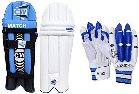 Buy CW Toss Protector Set Right Hand Cricket Batting Pads with Glove ...