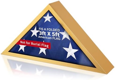 Amazon.com - Flag Display Case for 3'x 5' American Flag,（Not for Burial ...