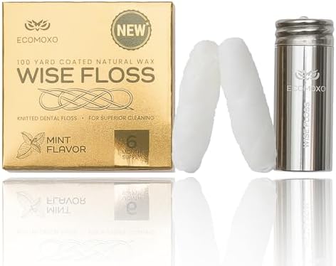 Amazon.com : Wise Floss Patented Woven Dental Floss with Reusable ...