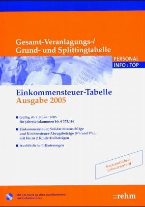 Amazon.com: Einkommensteuer- Tabelle 2003. Gesamt- Veranlagungstabelle ...