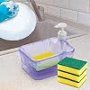 Amazon.com: MagiDeal Soap Dispenser and Scrubber Holder 2 in 1 Gadgets ...