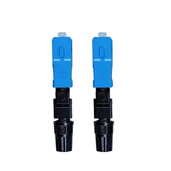 10 PCS FTTH Embedded Fiber Optic Fast Connector SC APC Single Mode ...