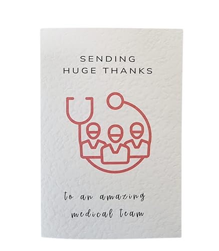 Thank You To An Amazing Medical Team Card - Made In The UK : Amazon.co ...
