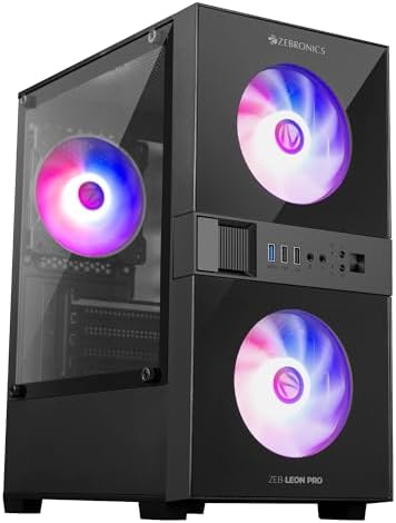 Amazon.in: Buy FRONTECH IRIS Gaming Cabinet/Computer Case with HD Audio ...