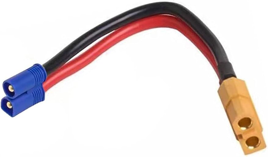 EC2 Male to XT60 Female Connector Adapter,EC2 Male to Deans T Female ...