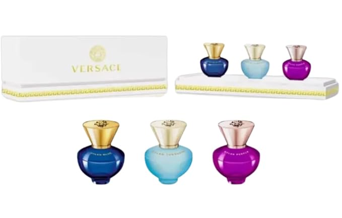 Amazon.com : Versace Dylan Perfume for Women Mini Perfume Gift Set ...