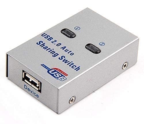 VOOCME USB Sharing Switch,3 in 1 (1) 2 Ports Auto Printer Sharing ...