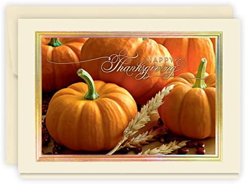 Amazon.com : The Gallery Collection, 25 Count Card Pack, Thanksgiving ...