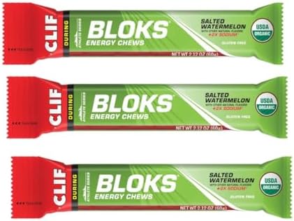 Amazon.com : CLIF BLOKS - Strawberry Flavor - Energy Chews - Non-GMO ...