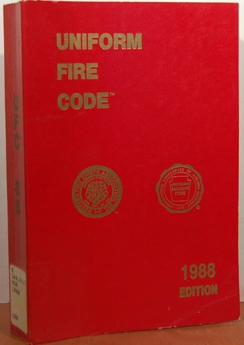 Uniform Fire Code Standards 1988: ICBO: Amazon.com: Books