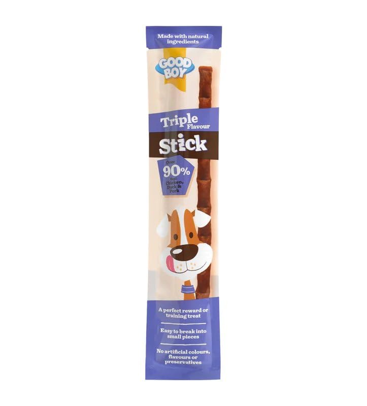 Tripe Flavour Treat Stick for Dogs – Bundle of 50 15g Good Boy Meat ...