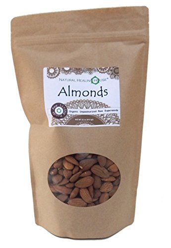 Amazon.com : Natural Healing House Raw Unpasteurized Almonds (3 LBs ...
