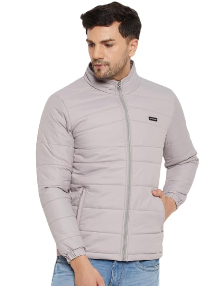 Buy BEING FOREVER Men's Solid Winter Puffer Full Sleeve jacket/Huddy ...
