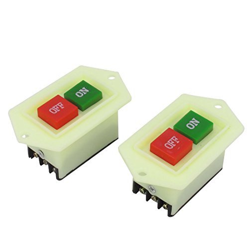 Alcoa Prime2 x AC 380V 5A 3P1T Latching On/Off Push Button Switch for ...