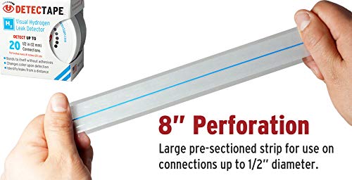 DetecTape H2 – Color Changing Hydrogen Leak Detector Tape – Detect 20 ...