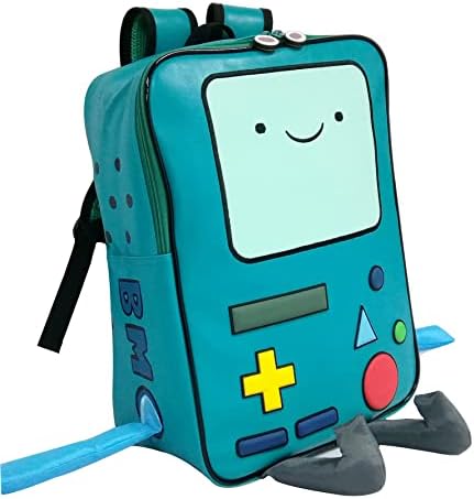 Amazon.com: BeeMore Cartoon Robot Travel Laptop Cute Backpack Blue PU ...