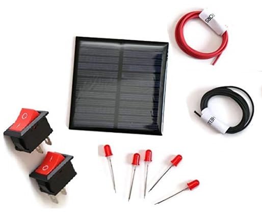 Buy ERH India Solar Panel Cell DIY Kit 70x70 mm Square 6V-100 mAh for ...