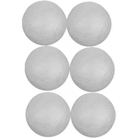 Amazon.com: TCAIRG Polystyrene Craft Balls 4 Inch -White Art Decoration ...